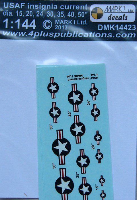 MODELIMEX Online Shop | 1/144 Decals USAF insignia current (2 sets ...