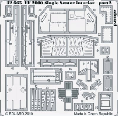MODELIMEX Online Shop | SET EF 2000 Single Seater interior S.A. (REV ...