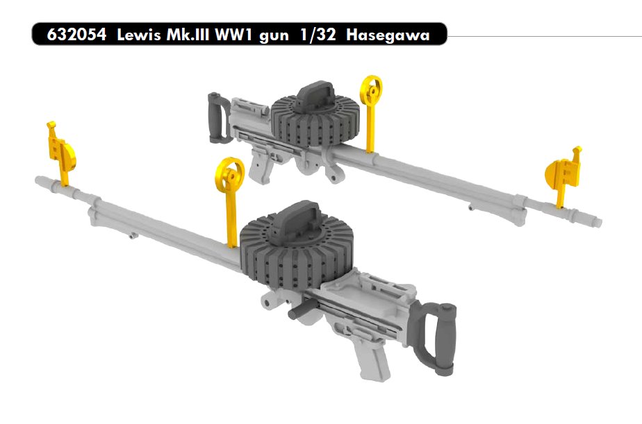 MODELIMEX Online Shop | BRASSIN 1/32 Lewis Mk.III WW1 gun (HAS) | your ...