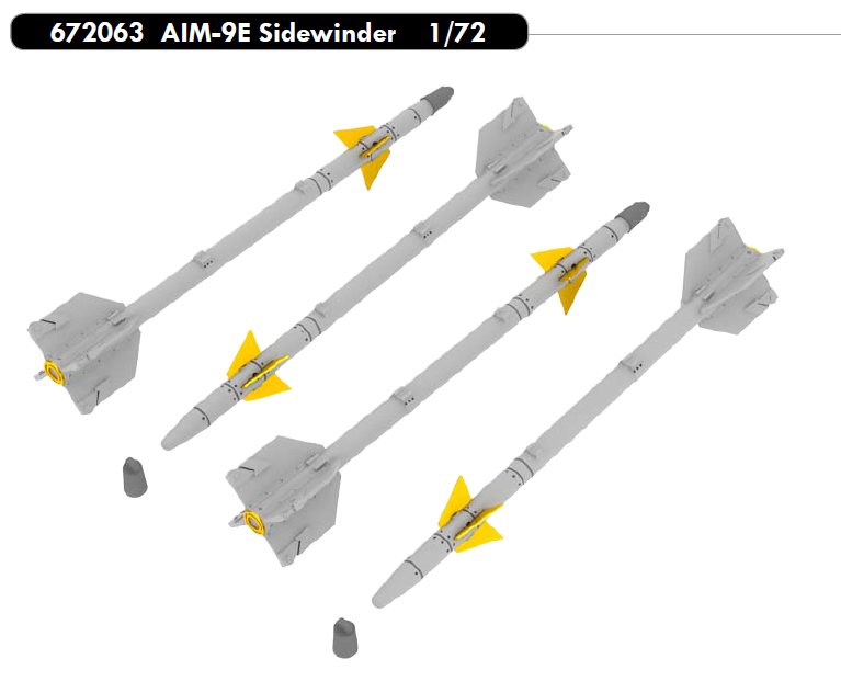 MODELIMEX Online Shop | BRASSIN 1/72 AIM-9E Sidewinder | your favourite ...