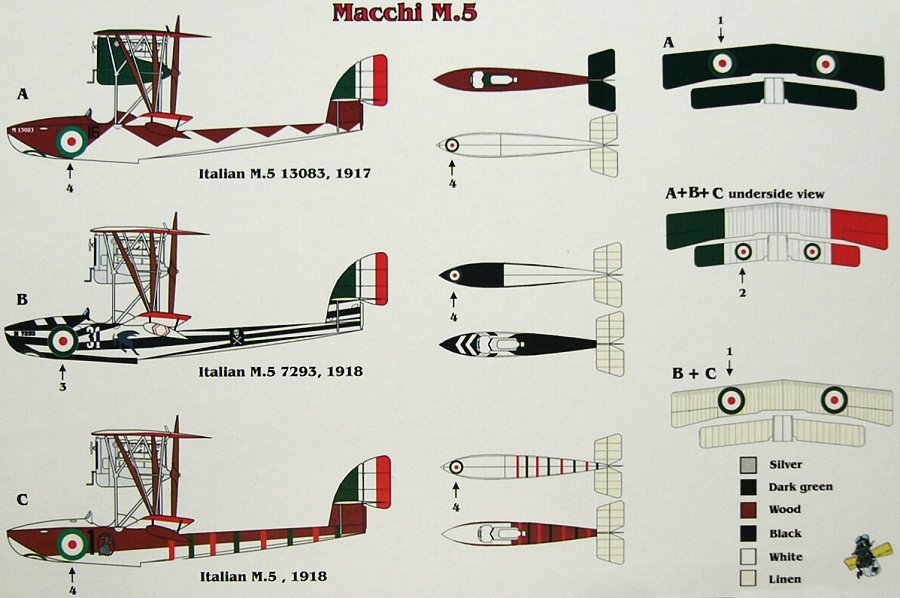MODELIMEX Online Shop | 1/48 Macchi M.5 Italian Flying Boat (Limited ...
