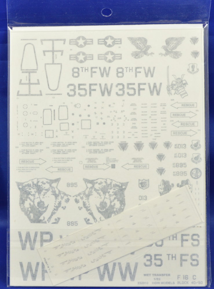 MODELIMEX Online Shop | 1/32 STENCILS F-16 C Block 40/50 | your ...