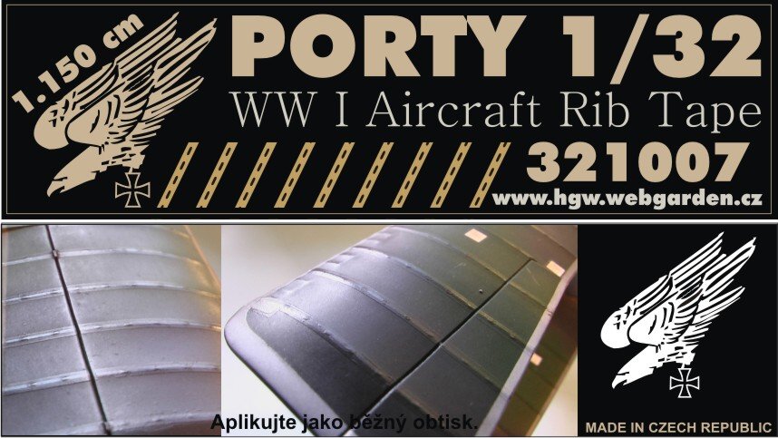 MODELIMEX Online Shop | 1/32 Aircraft Rib Tape WWI (1150 cm, A5) | your ...