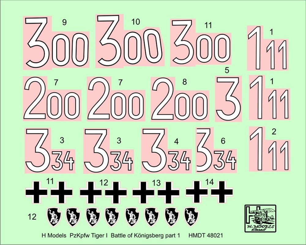 MODELIMEX Online Shop | 1/48 Decals Pz.Kpfw.VI Tiger I Battle ...