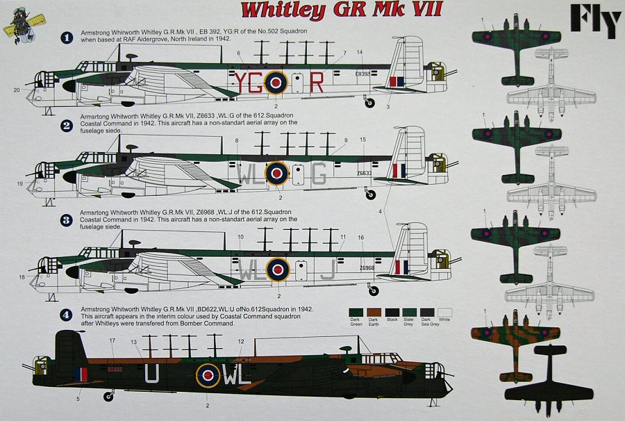 MODELIMEX Online Shop | 1/72 Armstrong Whitworth Whitley GR Mk.VII ...