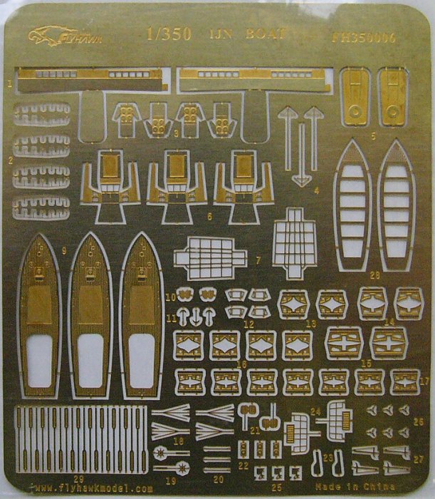 MODELIMEX Online Shop | 1/350 KONGO IJN Battelship 1944 (14 pcs ...