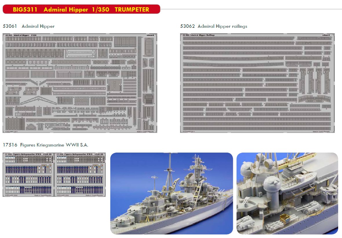 MODELIMEX Online Shop | 1/350 Admiral Hipper (TRUMP) | your favourite ...