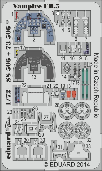 MODELIMEX Online Shop | 1/72 Vampire FB.5 S.A. (MPM/AZUR) | your ...