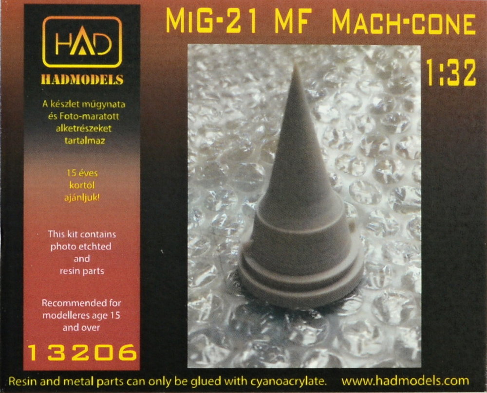 MODELIMEX Online Shop | 1/32 MiG-21 MF Mach-cone (resin set) | your ...