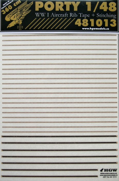 MODELIMEX Online Shop | 1/48 Aircraft Rib Tape WWI + Stitching ...