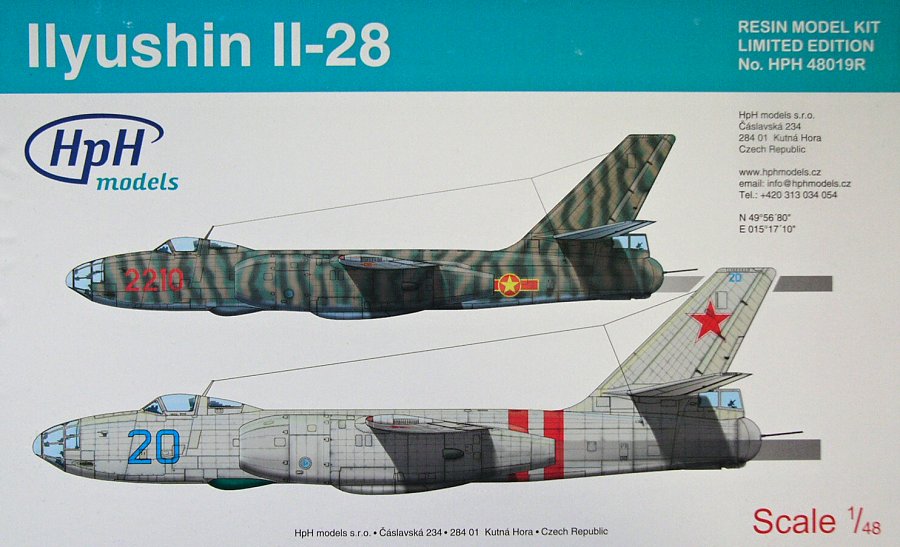 MODELIMEX Online Shop | 1/48 Ilyushin IL-28 (full resin kit) | your ...