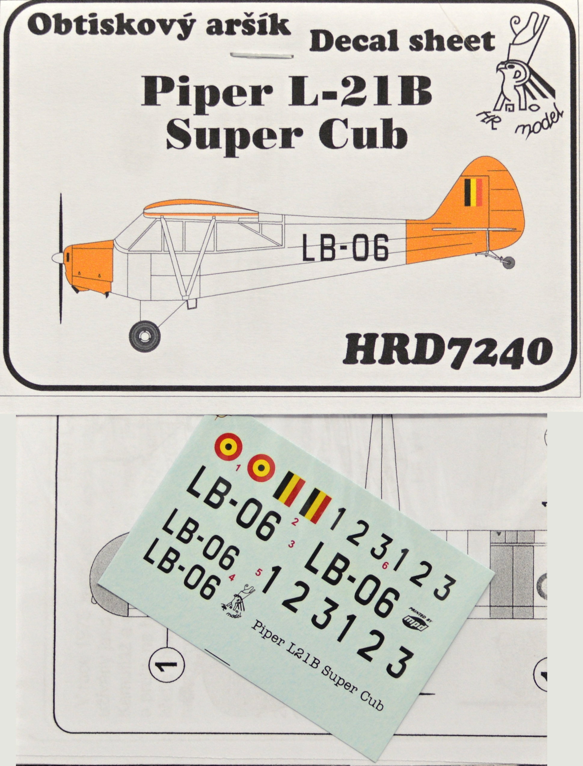 MODELIMEX Online Shop | 1/72 Decals Piper L-21B Super Cub (Belgium ...