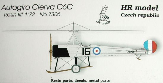 MODELIMEX Online Shop | 1/72 Autogiro Cierva C6C RAF (one seat) | your ...