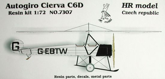 MODELIMEX Online Shop | 1/72 Autogiro Cierva C6D (two seat) | your ...
