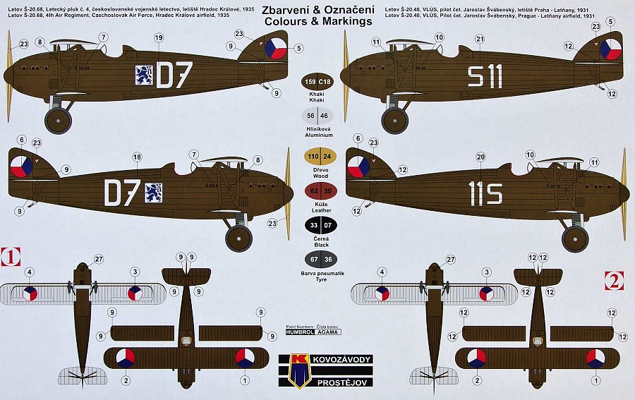 MODELIMEX Online Shop | 1/72 Letov Š-20 '2nd series' (2x camo) | your ...