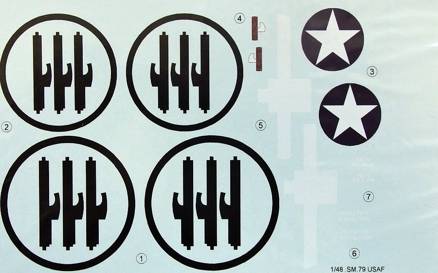 MODELIMEX Online Shop | 1/48 Decals Savoia Marchetti SM.79 USAF (TRUMP ...