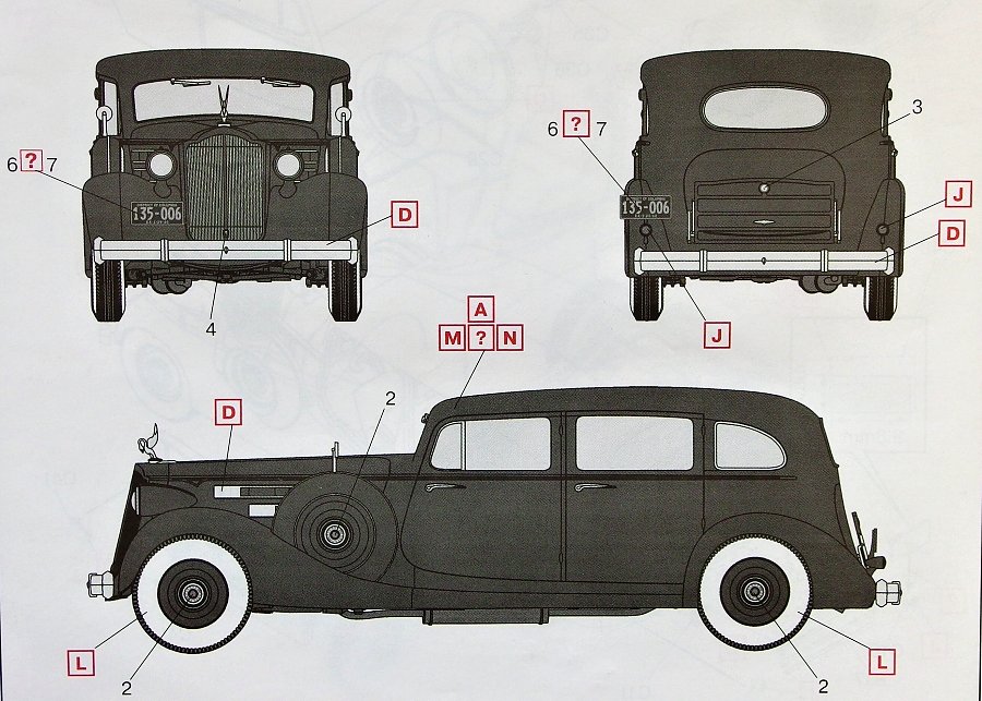 MODELIMEX Online Shop | 1/35 Packard Twelve (Series 1408) American Car ...