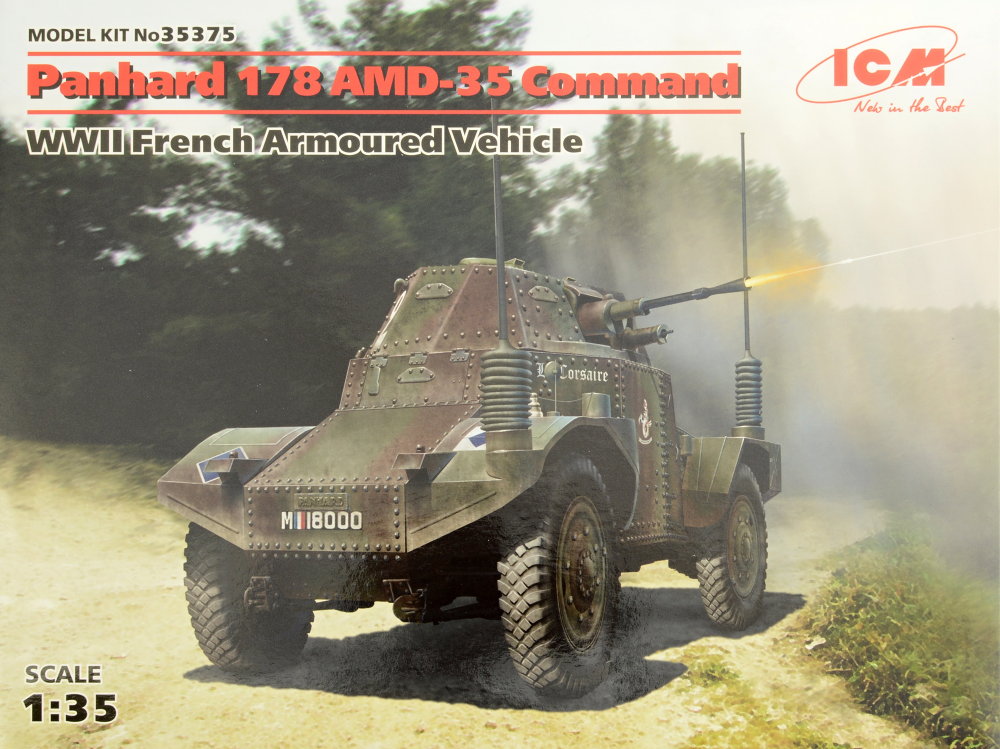 MODELIMEX Online Shop | 1/35 Panhard 178 AMD-35 Command (France WWII ...