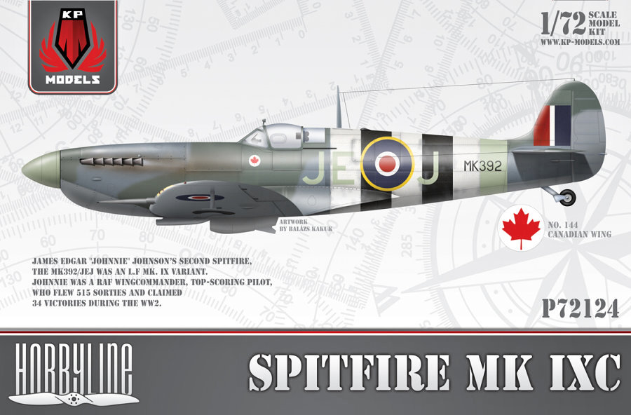MODELIMEX Online Shop | 1/72 Spitfire Mk.IXC Canadian Wing (J.Johnson ...