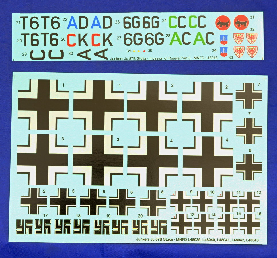 MODELIMEX Online Shop | 1/48 Decals Ju 87B Stuka - Invasion of Russia ...