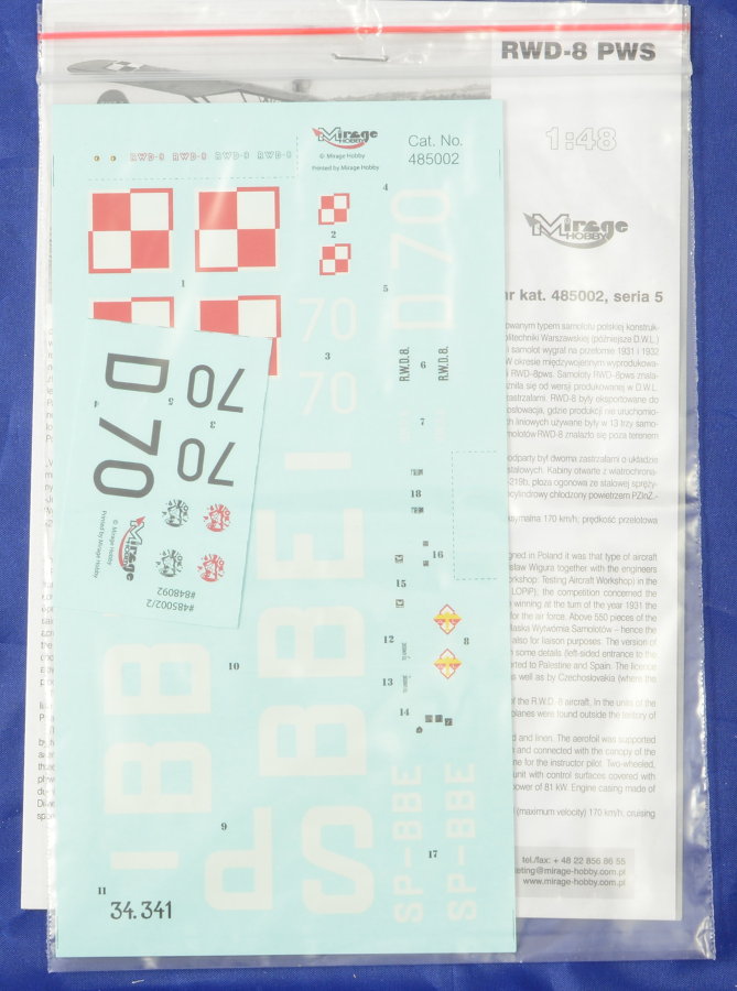 MODELIMEX Online Shop | MODEL SET 1/48 RWD-8 PWS Trainer Aircraft ...