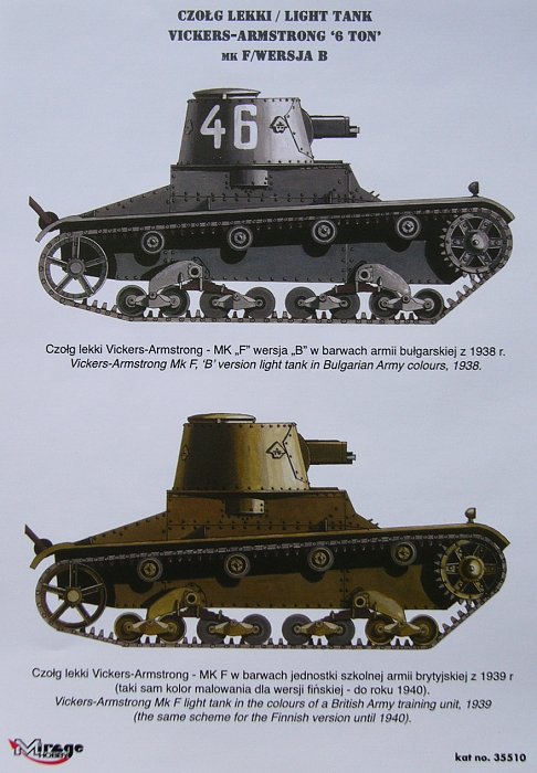 MODELIMEX Online Shop | 1/35 VICKERS-ARMSTRONG 6-ton Mk F/B Light Tank ...
