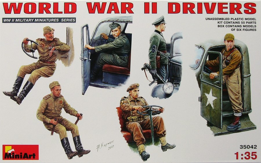 MODELIMEX Online Shop | 1/35 World War II Drivers (6 fig.) | your ...
