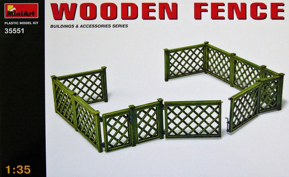 MODELIMEX Online Shop | 1/35 Wooden Fence | your favourite model shop