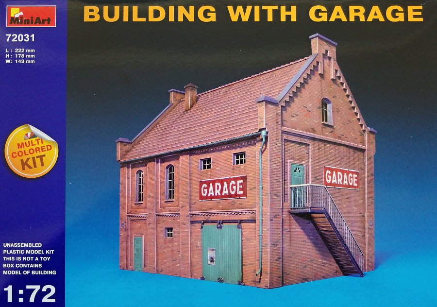 MODELIMEX Online Shop | 1/72 Building with Garage | your favourite ...
