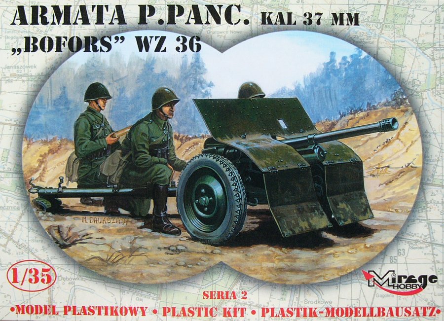 MODELIMEX Online Shop | 1/35 37mm BOFORS wz 36 anti tank gun | your ...