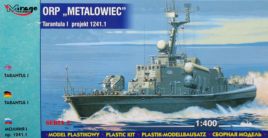 MODELIMEX Online Shop | 1/400 ORP METALOWIEC - TARANTUL I CORVETTE ...