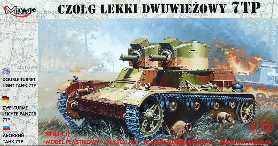 MODELIMEX Online Shop | 1/72 LIGHT TANK '7TP TANK (TWIN TURRET) | your ...