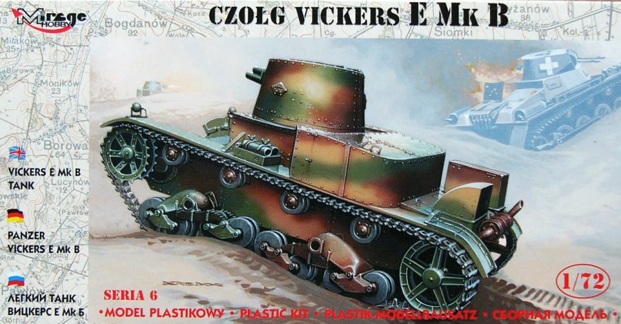 MODELIMEX Online Shop | 1/72 TANK VICKERS E MK.B (SINGLE TURRET) | your ...