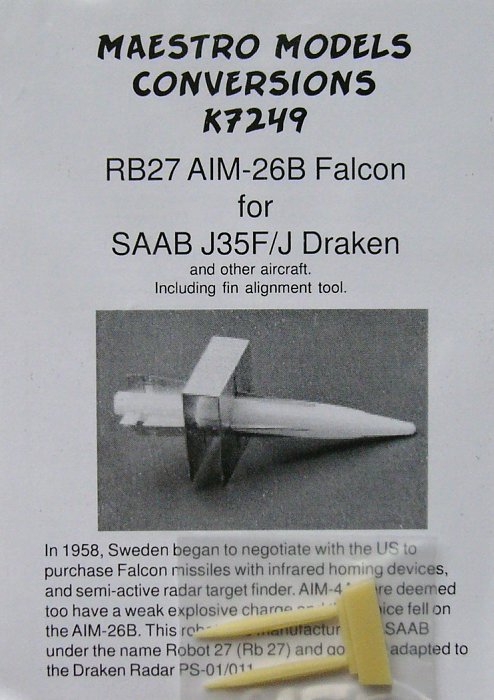 MODELIMEX Online Shop | 1/72 RB27 AIM-26B Falcon incl. fin alignment ...