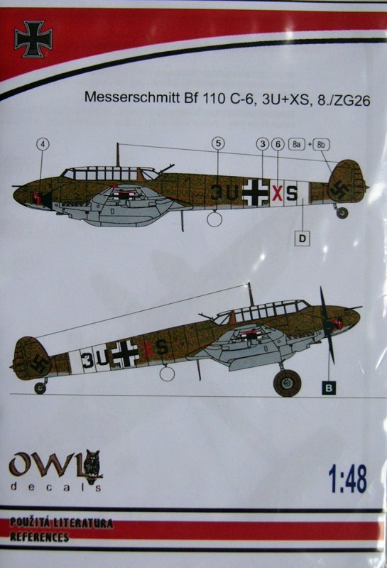 MODELIMEX Online Shop | 1/48 Messerschmitt Bf 110 C-6 w/ MK 101 (8 ...