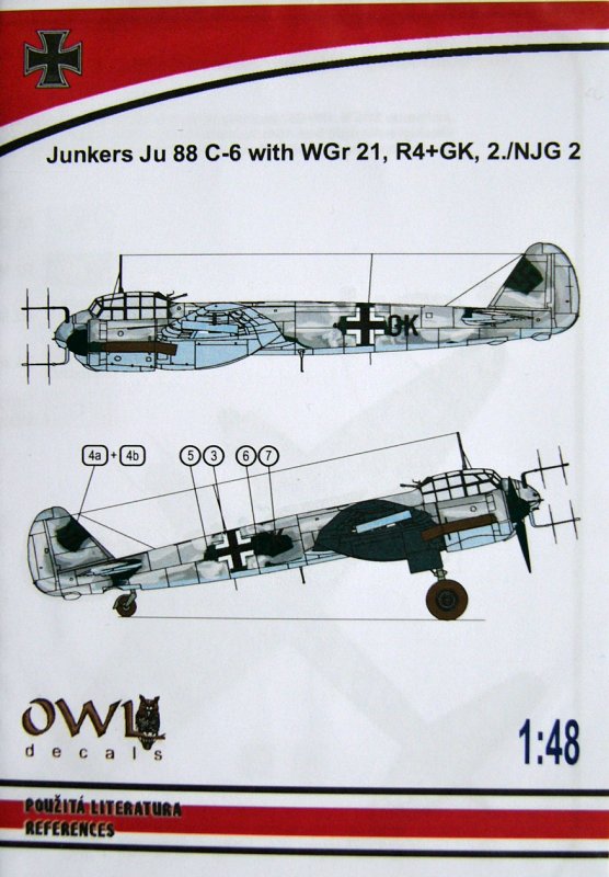 MODELIMEX Online Shop | 1/48 Junkers Ju 88 C-6 with WGr 21 (2./NJG 2 ...
