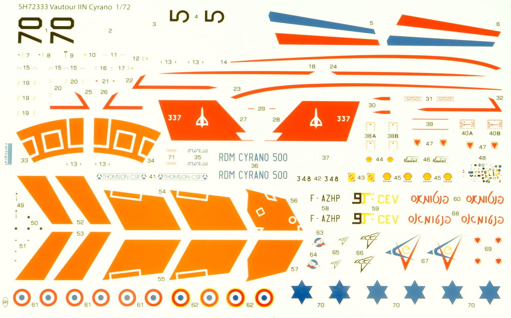 MODELIMEX Online Shop | 1/72 Vautour IIN 'Cyrano Radar' (France, Israel ...