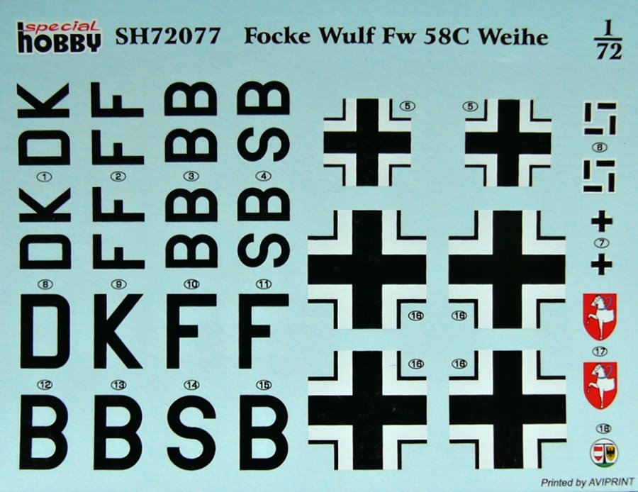 MODELIMEX Online Shop | 1/72 Focke Wulf Fw 58C 'Czechoslovakian Service ...