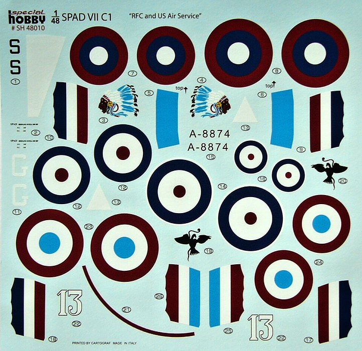 MODELIMEX Online Shop | 1/48 Spad D.VII 'Captured German Jasta 38 ...