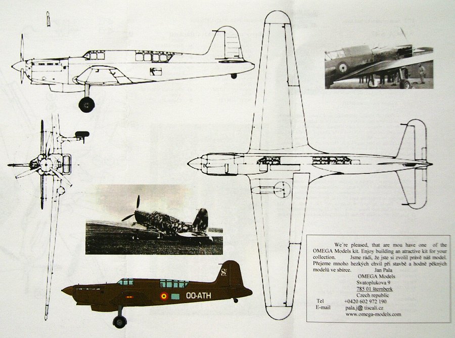 MODELIMEX Online Shop | 1/72 SABCA-Caproni S-47 (Belgium) | your ...