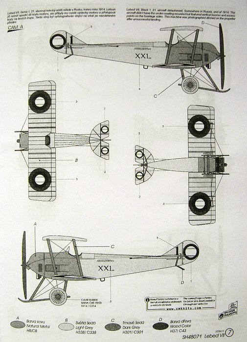 MODELIMEX Online Shop | 1/48 Lebed VII (Russian Sopwith Tabloid) | your ...
