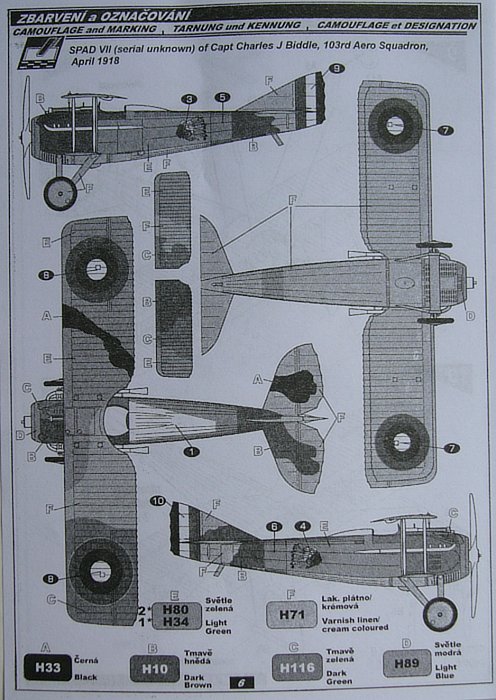 MODELIMEX Online Shop | 1/48 Spad D.VII 'Captured German Jasta 38 ...