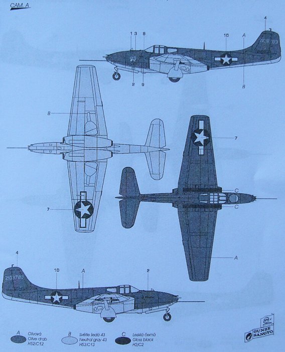 MODELIMEX Online Shop | 1/72 Bell P-59 'Two-Seater' | your favourite ...