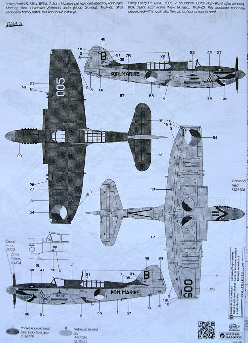 MODELIMEX Online Shop | 1/48 Fairey Firefly Mk.IV/V 'Foreign Service ...