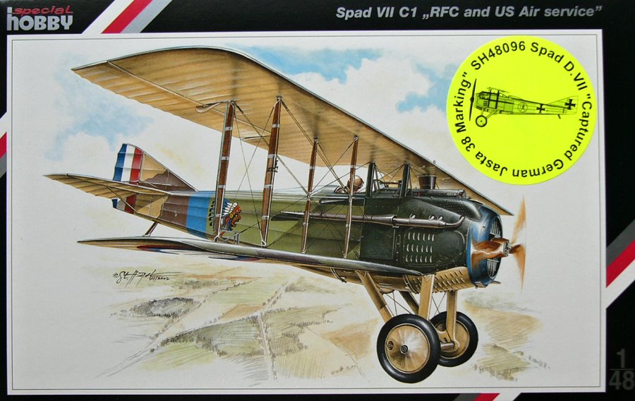 MODELIMEX Online Shop | 1/48 Spad D.VII 'Captured German Jasta 38 ...