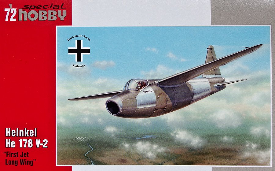 MODELIMEX Online Shop | 1/72 He 178 V-2 'First Jet Long Wing' (re ...