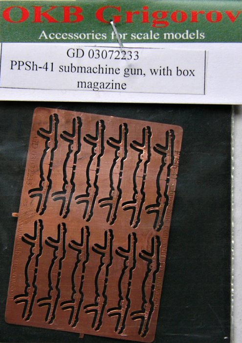 MODELIMEX Online Shop | 1/72 PPSh-41 submachine gun, with box magazine ...