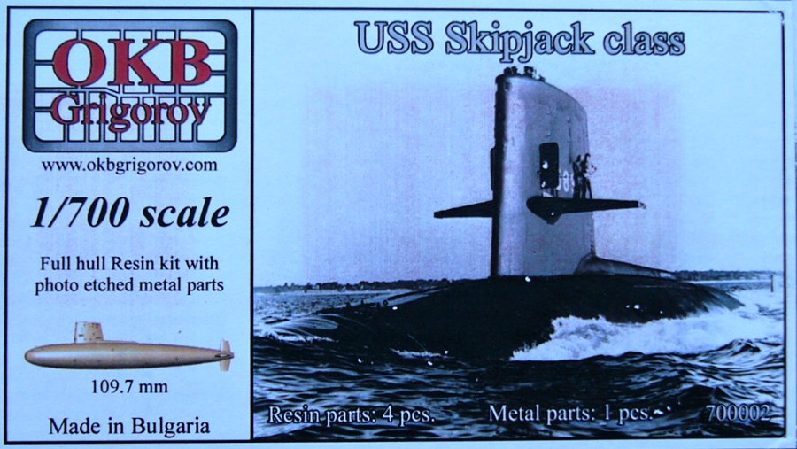 MODELIMEX Online Shop | 1/700 USS Skipjack class submarine | your ...