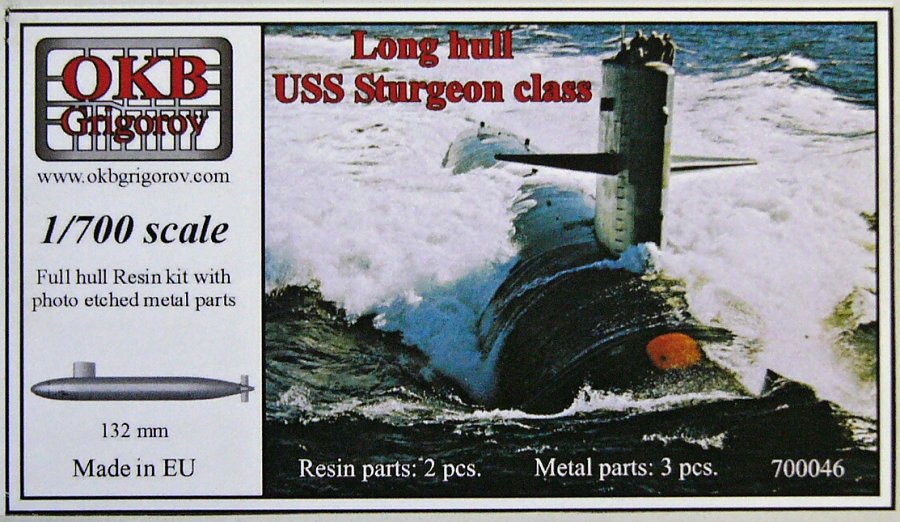 MODELIMEX Online Shop | 1/700 Long hull USS Sturgeon class submarine ...