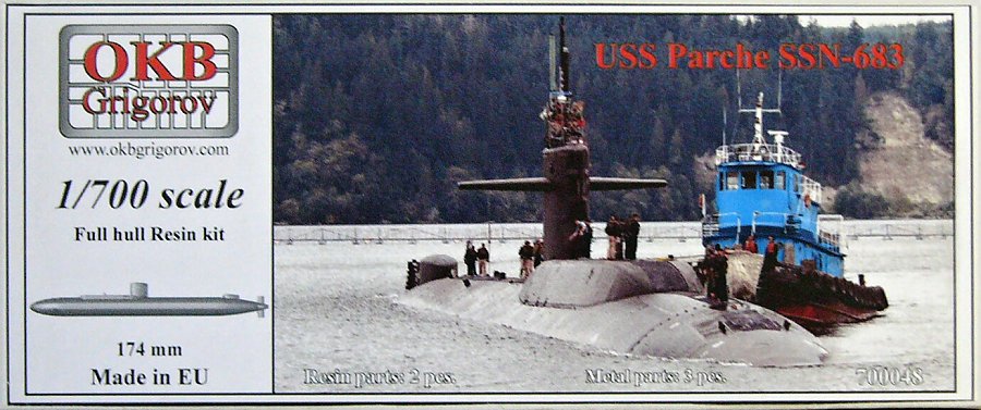 MODELIMEX Online Shop | 1/700 USS Parche SSN-683 | your favourite model ...